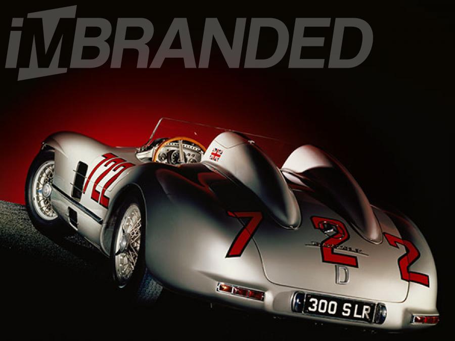 Mercedes-Benz SLR Heritage - 300 SLR Rear 3/4 Driver's | iMBranded