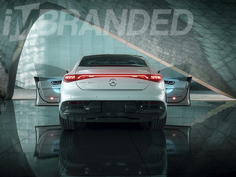 Mercedes-Benz EQE Sedan 2024 - Rear Shot | iMBranded