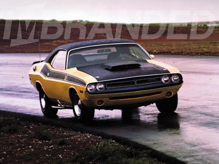 Dodge Heritage - 1968 Challenger 3/4 Front | iMBranded